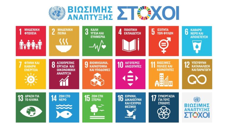 Στόχοι Βιώσιμης Ανάπτυξης ΟΗΕ – Γενική Γραμματεία Συντονισμού